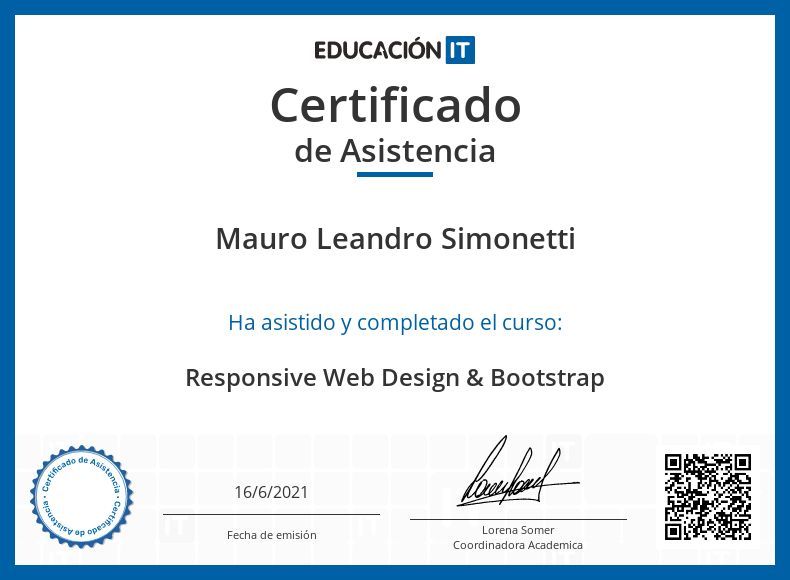 Mauro Leandro Simonetti on LinkedIn: Certificado Responsive Web Design ... Mauro Leandro Simonetti on LinkedIn: Certificado Responsive Web Design ...