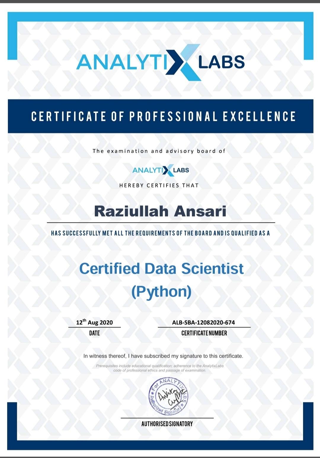 Raziullah Ansari on LinkedIn: #datascientists Raziullah Ansari on LinkedIn: #datascientists