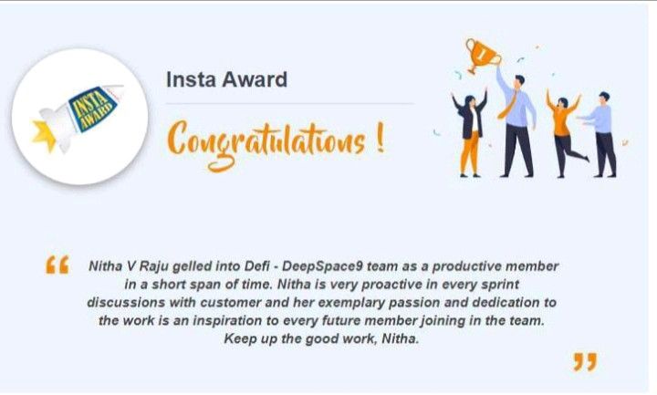 Nitha V Raju on LinkedIn: Thanks for recognising my work !! Aspire ... Nitha V Raju on LinkedIn: Thanks for recognising my work !! Aspire ...