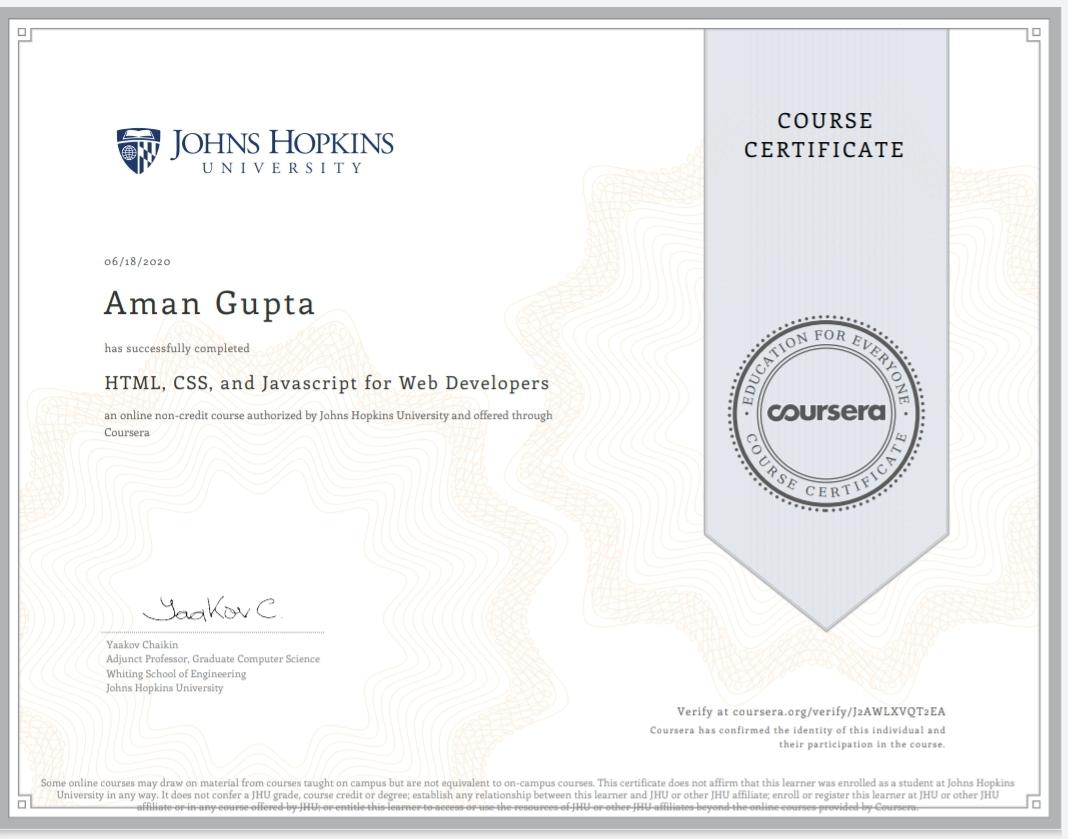 Aman Gupta on LinkedIn: #learningduringlockdown #yaakov #html #css # ... Aman Gupta on LinkedIn: #learningduringlockdown #yaakov #html #css # ...