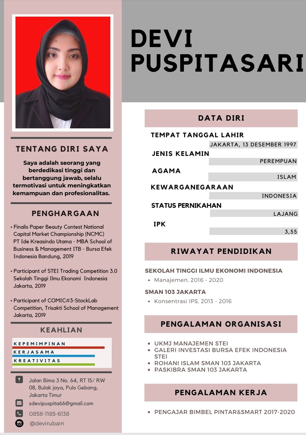 Jevanya Fathia Hertiana on LinkedIn: Kakak- kakak semua, Tante dan Om ... Jevanya Fathia Hertiana on LinkedIn: Kakak- kakak semua, Tante dan Om ...