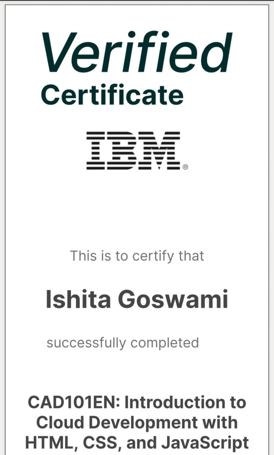 Ishita Goswami on LinkedIn: #javascript #css #html #developer Ishita Goswami on LinkedIn: #javascript #css #html #developer
