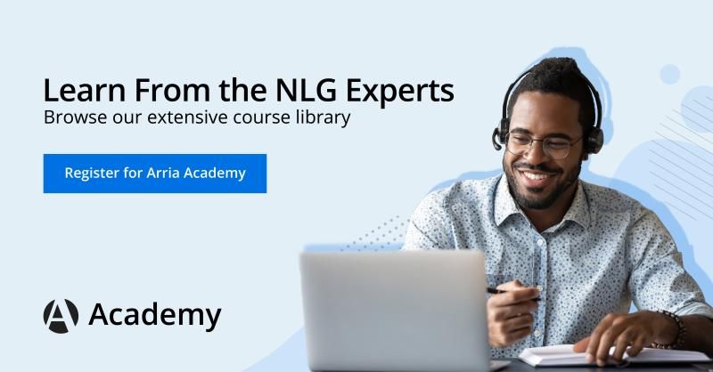 Peter Nathan on LinkedIn: Learn NLG from ARRIA NLG the Global leader To ... Peter Nathan on LinkedIn: Learn NLG from ARRIA NLG the Global leader To ...