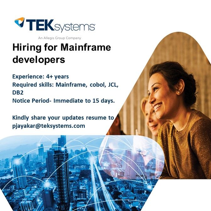 Pradnya Jayakar on LinkedIn: #mainframedeveloper #mainframe #cobol #db2 ... Pradnya Jayakar on LinkedIn: #mainframedeveloper #mainframe #cobol #db2 ...