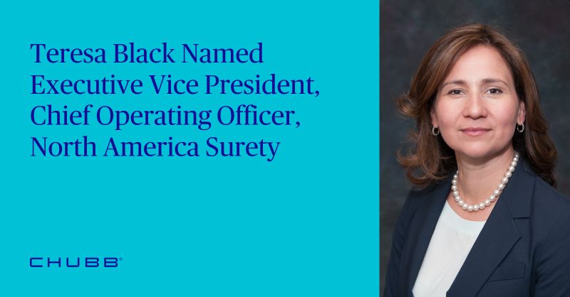 Chubb on LinkedIn: Please join us in congratulating Teresa Black on her ... Chubb on LinkedIn: Please join us in congratulating Teresa Black on her ...