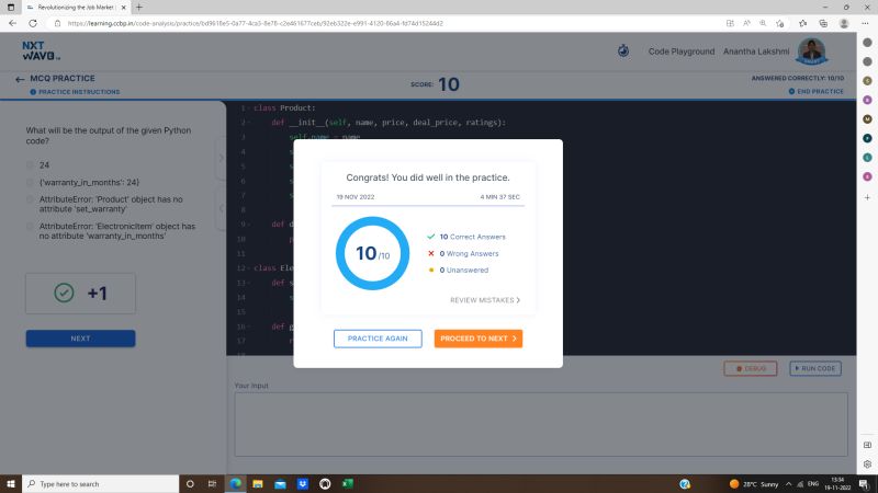 ANANTHA LAKSHMI GUNDA on LinkedIn: #connections #oops #python # ... ANANTHA LAKSHMI GUNDA on LinkedIn: #connections #oops #python # ...