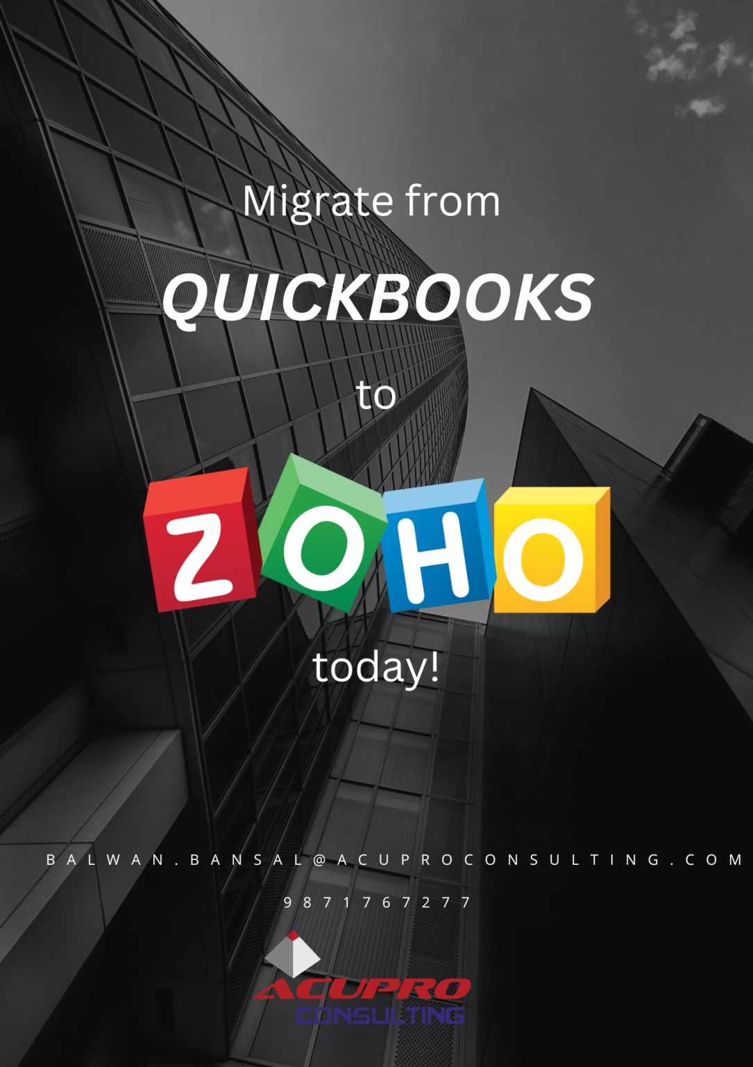 Balwan Bansal on LinkedIn: #quickbooks #zoho #acupro #acuproconsulting ... Balwan Bansal on LinkedIn: #quickbooks #zoho #acupro #acuproconsulting ...