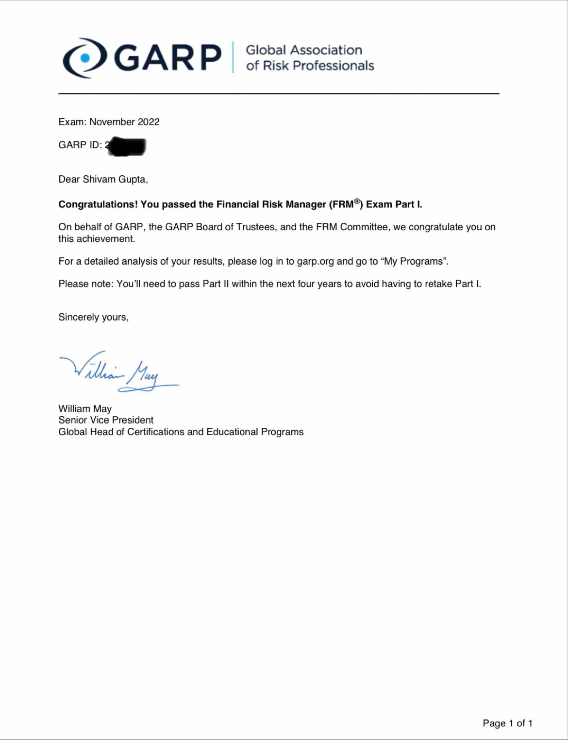 Shivam Gupta na LinkedIn: #frm #garp #nibm #riskmanagement #risk # ... Shivam Gupta na LinkedIn: #frm #garp #nibm #riskmanagement #risk # ...