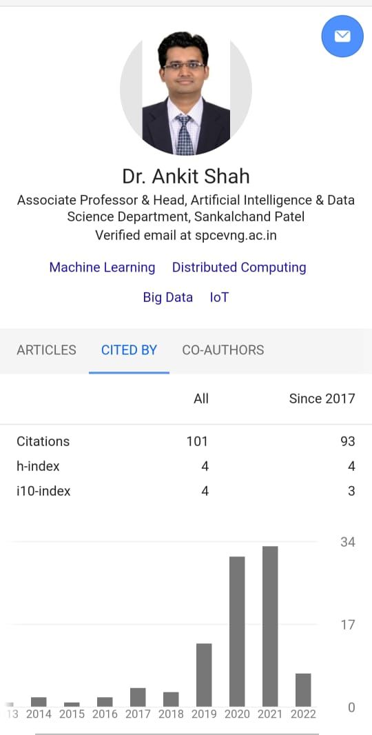 Prof. (Dr.) Ankit Shah on LinkedIn: #research #googlescholar #spce #spu ... Prof. (Dr.) Ankit Shah on LinkedIn: #research #googlescholar #spce #spu ...