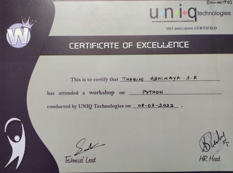 Tharini Abhinaya S R on LinkedIn: #python Tharini Abhinaya S R on LinkedIn: #python