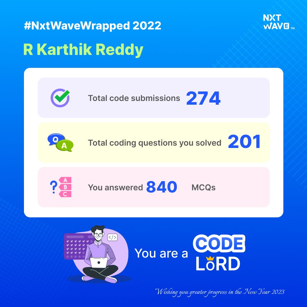 Karthik Reddy Rangannagari on LinkedIn: #nxtwave #nxtwave #nxtwavewrap ... Karthik Reddy Rangannagari on LinkedIn: #nxtwave #nxtwave #nxtwavewrap ...