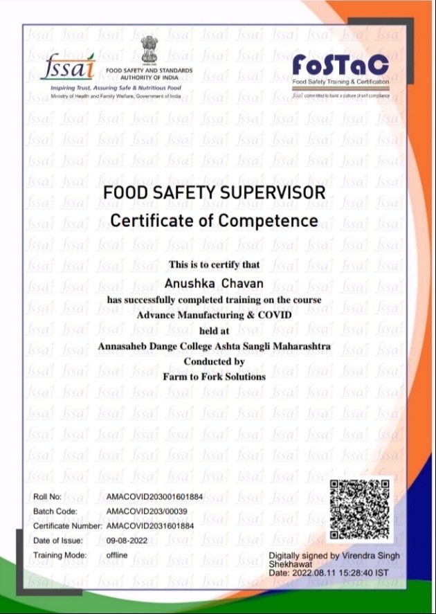 Anushka Chavan on LinkedIn: #farmtoforks #foodtechnology #fostac Anushka Chavan on LinkedIn: #farmtoforks #foodtechnology #fostac