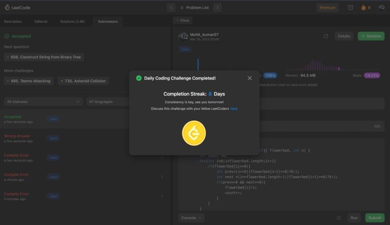 MOHIT M B on LinkedIn: #day92 #100daysofcodingchallenge #leetcode #java ... MOHIT M B on LinkedIn: #day92 #100daysofcodingchallenge #leetcode #java ...
