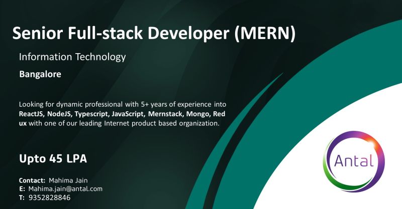 Mahima Jain on LinkedIn: #reactjs #nodejs #typescript #javascript # ... Mahima Jain on LinkedIn: #reactjs #nodejs #typescript #javascript # ...