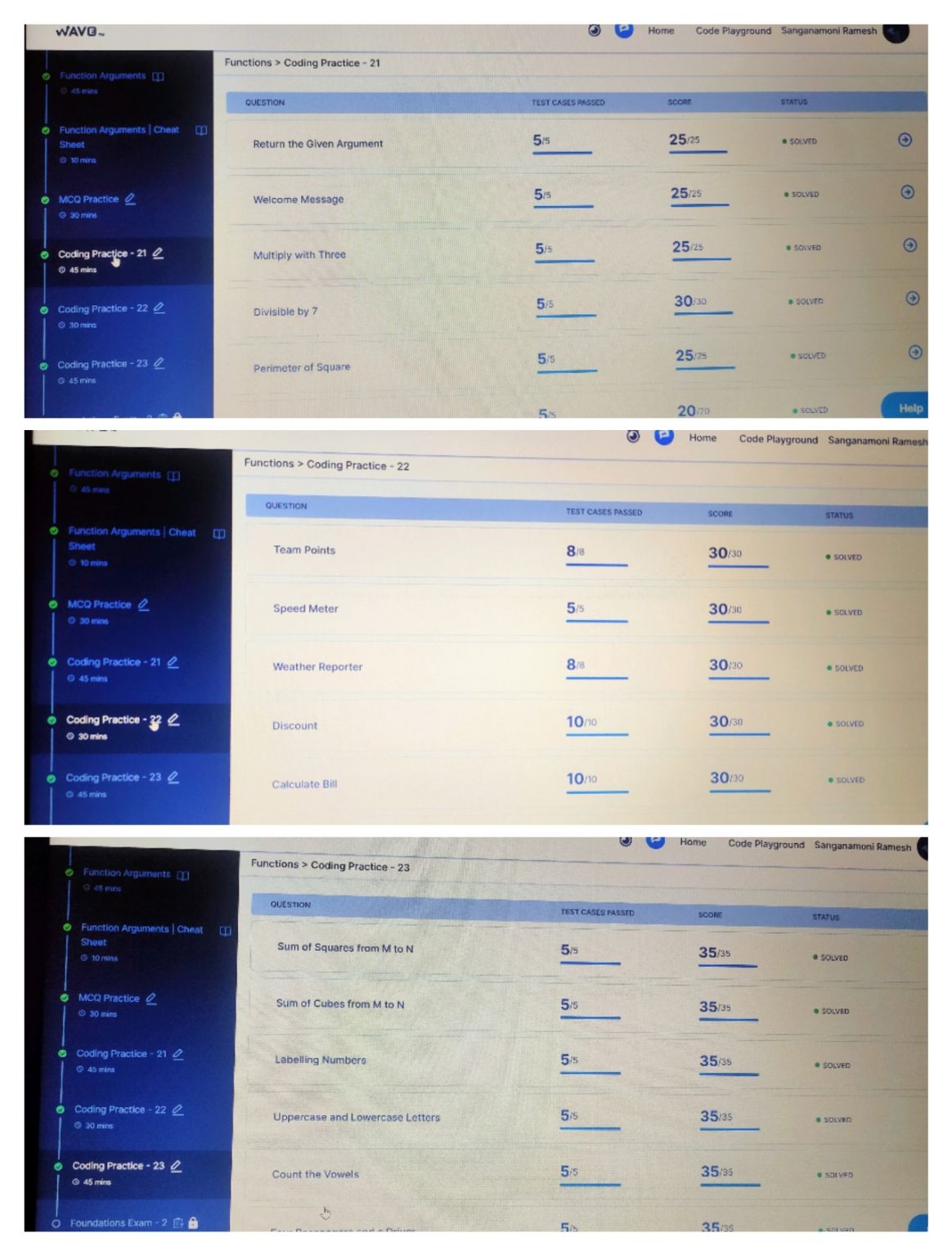 SANGANAMONI RAMESH on LinkedIn: #day33 #50daysofcode #ccbp #nxtwave # ... SANGANAMONI RAMESH on LinkedIn: #day33 #50daysofcode #ccbp #nxtwave # ...
