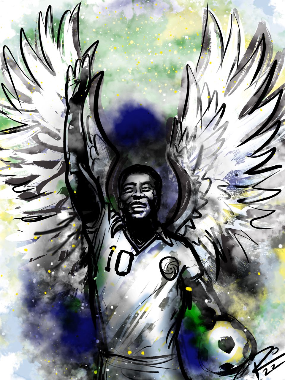 Richard Isbell on LinkedIn: #pele #soccer #humanitarian #vetart Richard Isbell on LinkedIn: #pele #soccer #humanitarian #vetart