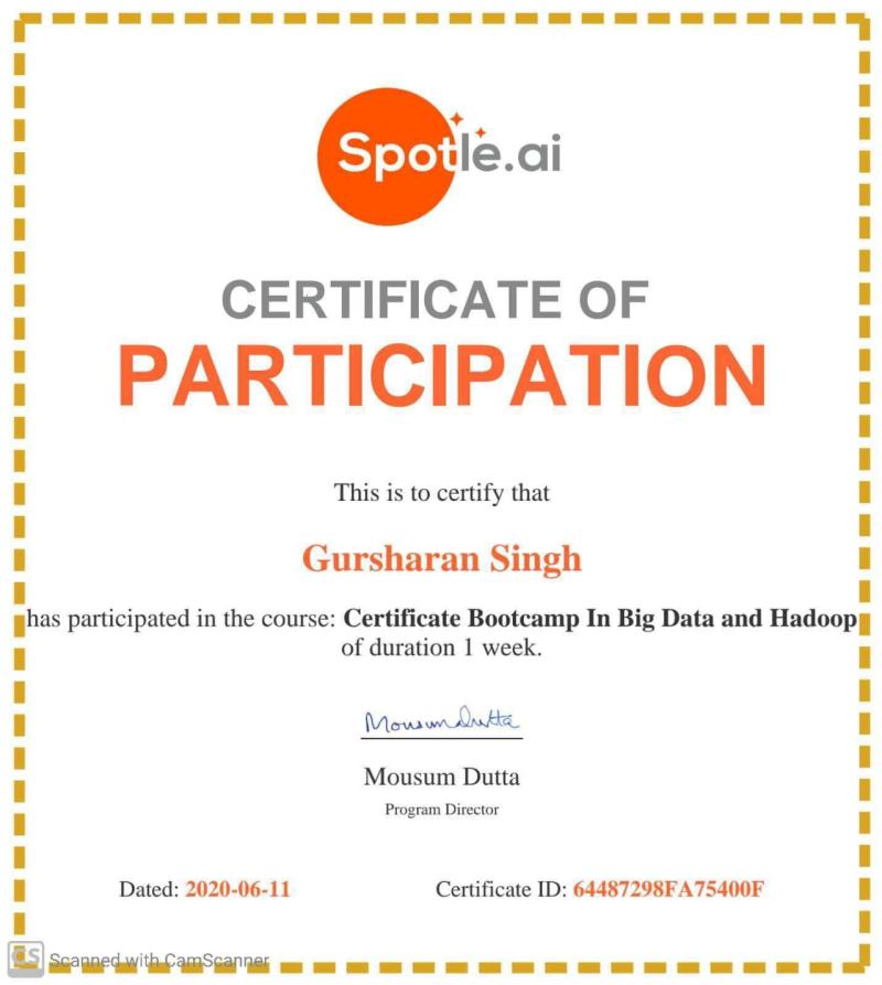 Sardar Gursharan Singh on LinkedIn: #bigdata #hadoop #datascience Sardar Gursharan Singh on LinkedIn: #bigdata #hadoop #datascience