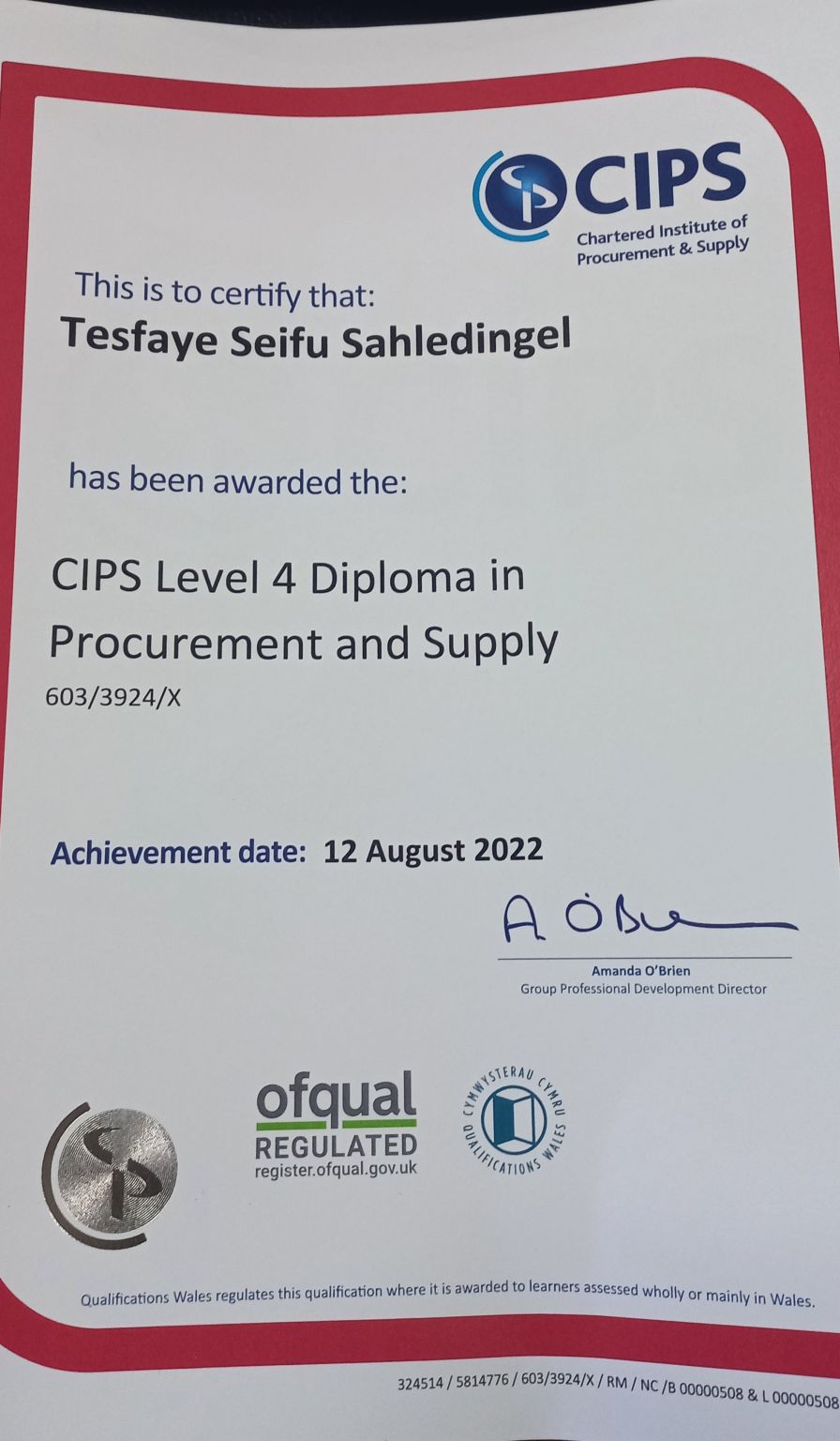 Tesfaye Seifu, CSCP, CLTD, SCOR-P, PMP, PMI-RMP on LinkedIn: Extremely ... Tesfaye Seifu, CSCP, CLTD, SCOR-P, PMP, PMI-RMP on LinkedIn: Extremely ...