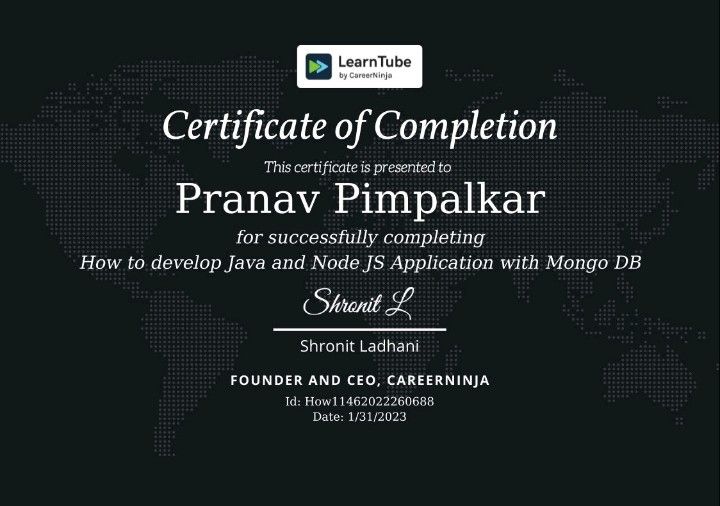 Pranav Pimpalkar on LinkedIn: #opportunity #java #nodejs Pranav Pimpalkar on LinkedIn: #opportunity #java #nodejs