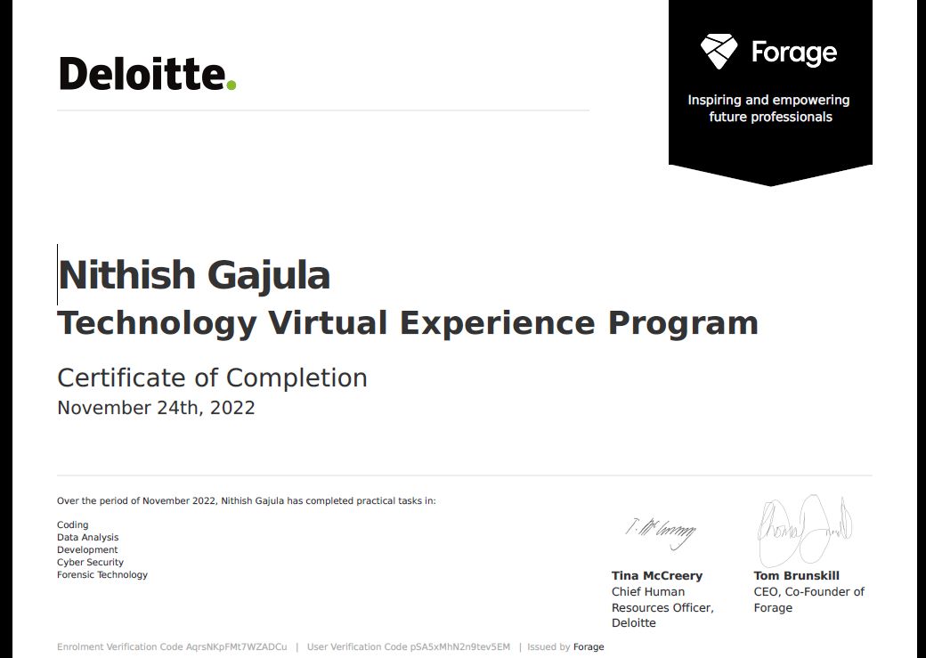Nithish Gajula on LinkedIn: #deloitte #coding #development # ... Nithish Gajula on LinkedIn: #deloitte #coding #development # ...