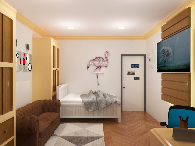 Interior design for a bachelor pod for a research student in Swiss Alps ... Interior design for a bachelor pod for a research student in Swiss Alps ...