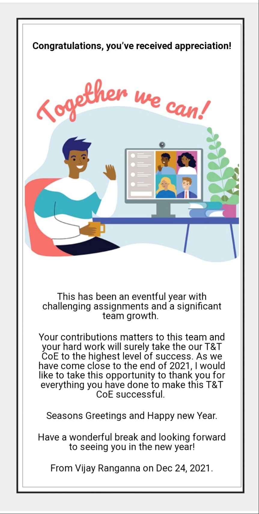 Soumya Banerjee Sr. Project Manager on LinkedIn: Delighted to have the ... Soumya Banerjee Sr. Project Manager on LinkedIn: Delighted to have the ...