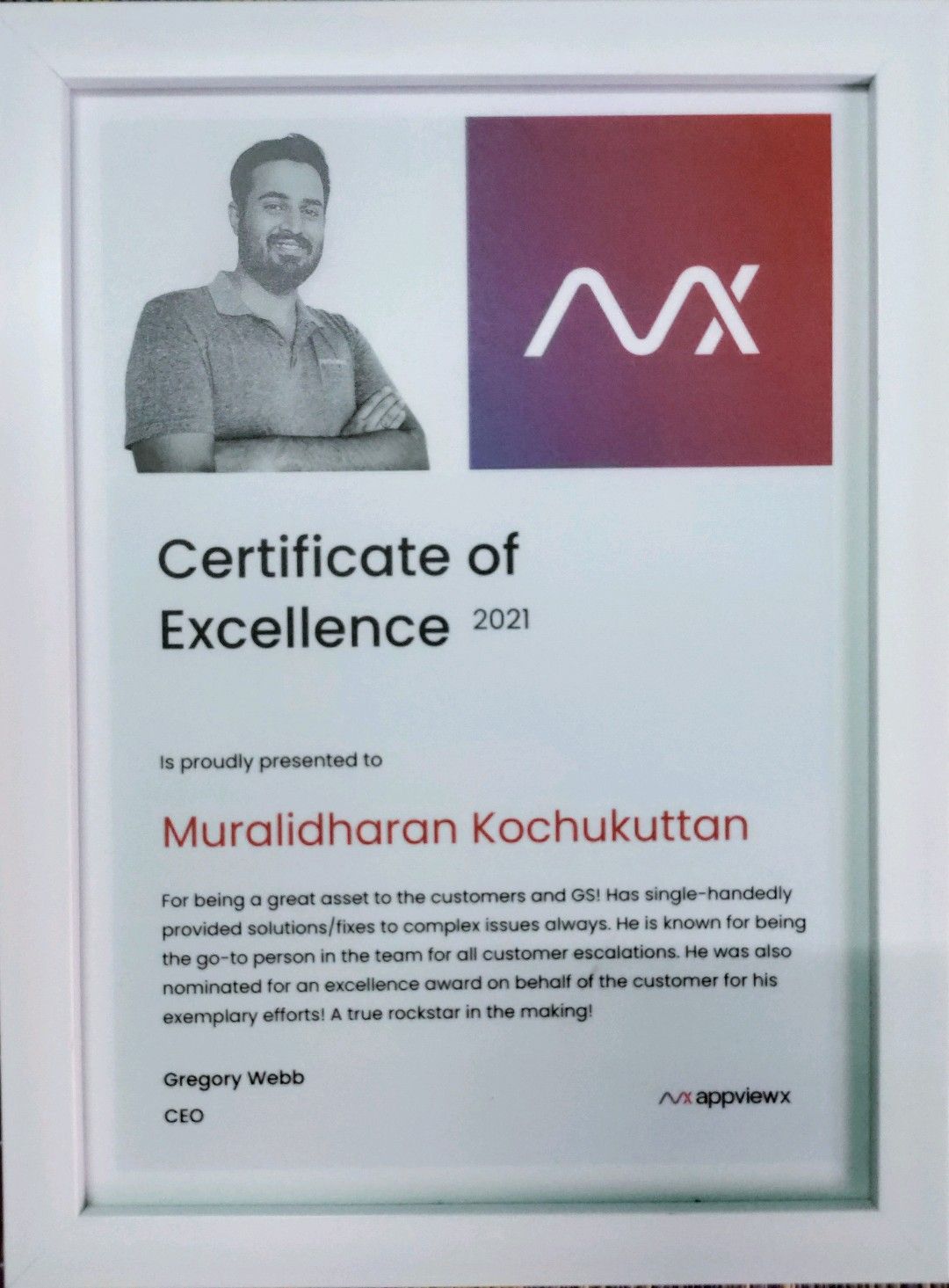 Muralidharan K on LinkedIn: Thanks AppViewX for valuing and ... Muralidharan K on LinkedIn: Thanks AppViewX for valuing and ...