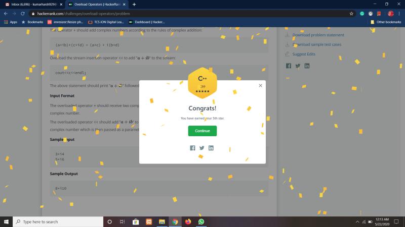 Harsh K. on LinkedIn: #hackerrank #coding #cpp #goldbadge #codingisfun ... Harsh K. on LinkedIn: #hackerrank #coding #cpp #goldbadge #codingisfun ...