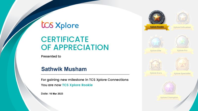 #career #digital #growth #learning #tcs #tcsion #tcsxplore | Sathwik Musham #career #digital #growth #learning #tcs #tcsion #tcsxplore | Sathwik Musham