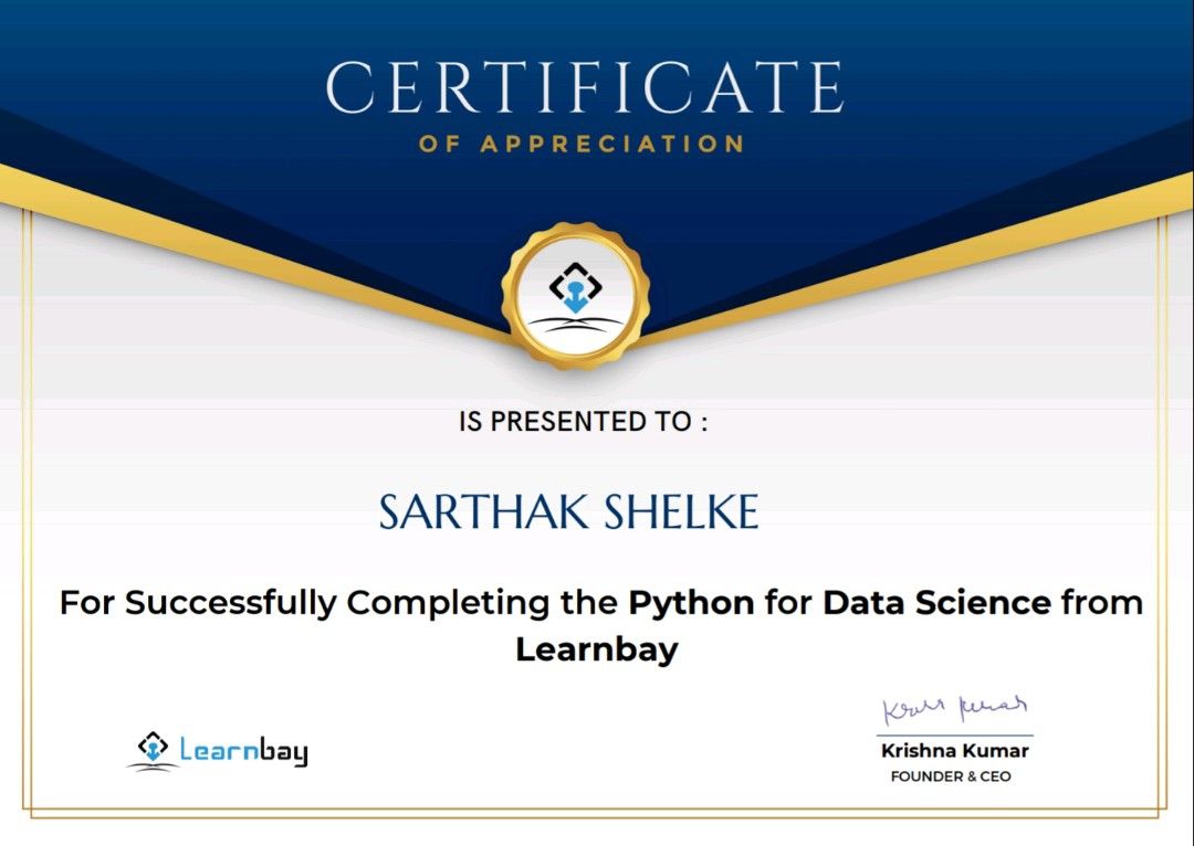 #python #datascience #pandas #training #learnbay | Sarthak Shelke #python #datascience #pandas #training #learnbay | Sarthak Shelke