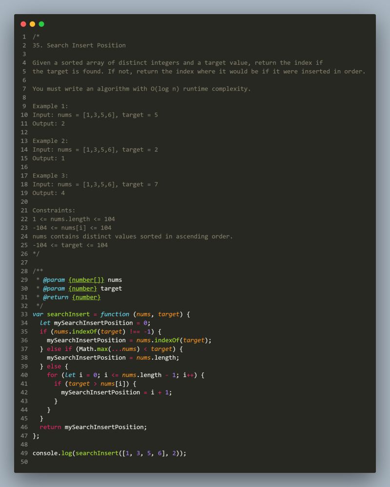 Sabbir Ahmed on LinkedIn: #javascript #problemsolving #leetcode Sabbir Ahmed on LinkedIn: #javascript #problemsolving #leetcode
