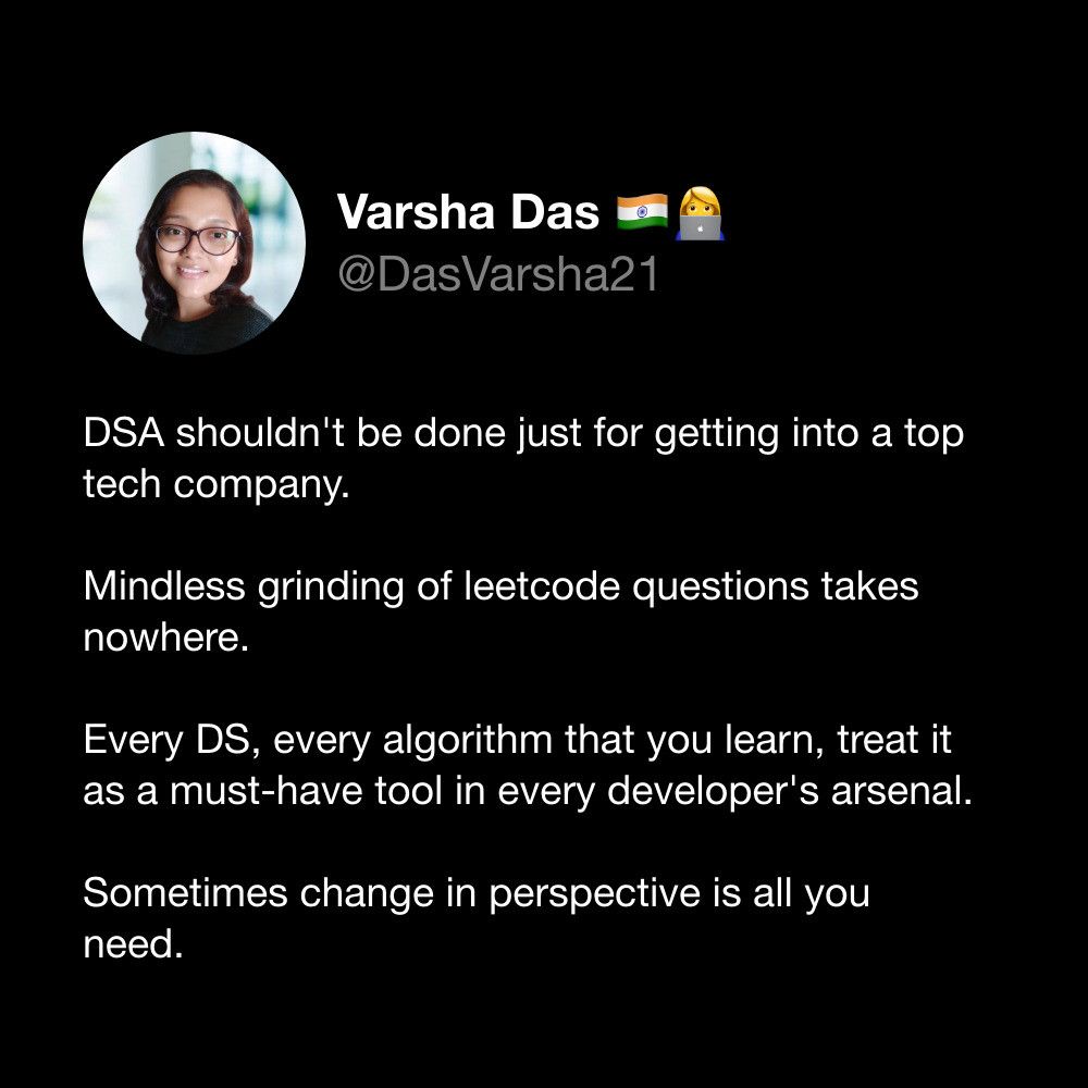 Varsha Das on LinkedIn: #datastructures #algorithms #software # ... Varsha Das on LinkedIn: #datastructures #algorithms #software # ...