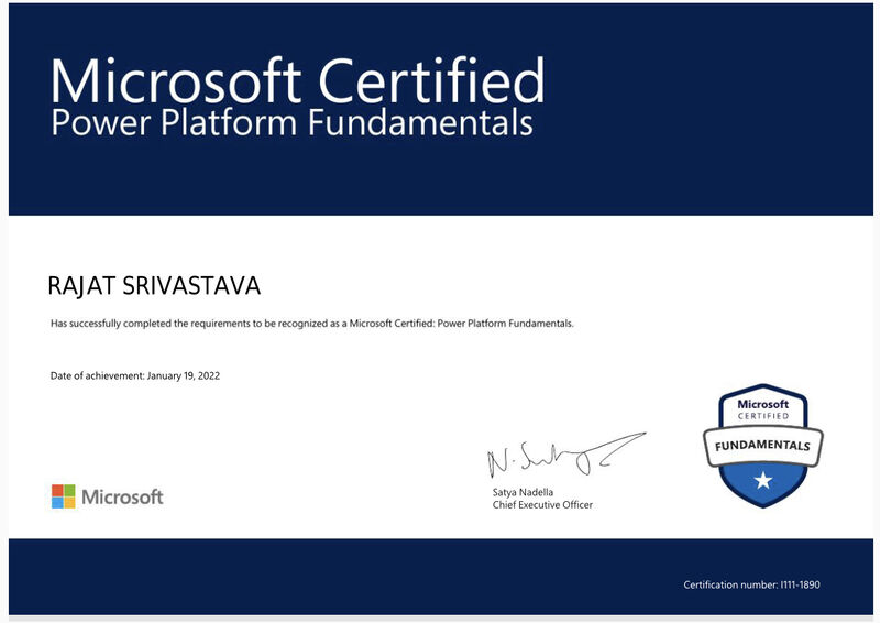 Rajat Srivastava on LinkedIn: #pl900 #microsoftpowerplatform # ... Rajat Srivastava on LinkedIn: #pl900 #microsoftpowerplatform # ...