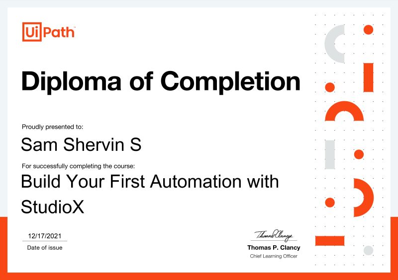 Sam Shervin on LinkedIn: #rpaskillathon #rpaskills #uipath #ictacademy Sam Shervin on LinkedIn: #rpaskillathon #rpaskills #uipath #ictacademy