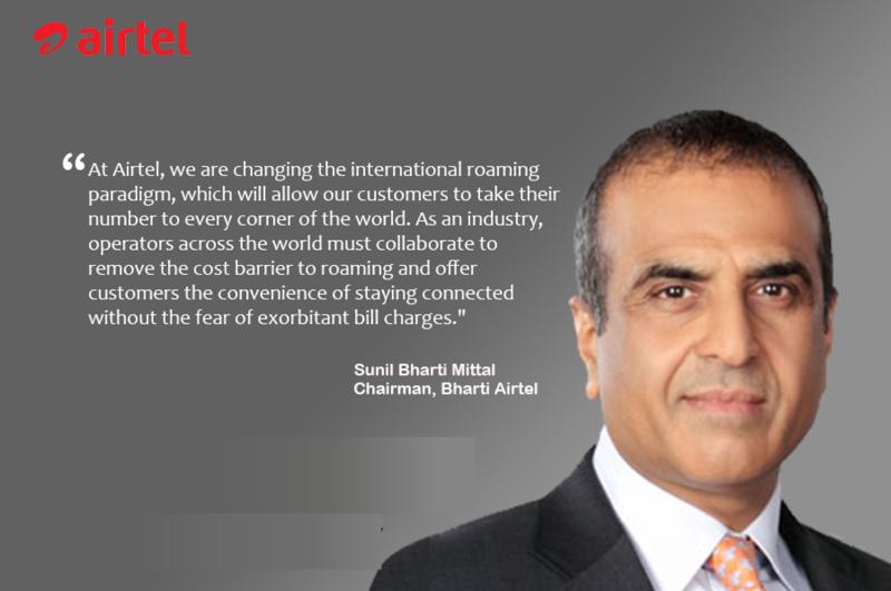 Bharti Airtel Chairman, Sunil Bharti Mittal today announced that Airtel ... Bharti Airtel Chairman, Sunil Bharti Mittal today announced that Airtel ...