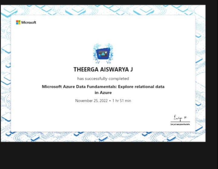 Theerga Aiswarya J posted on LinkedIn Theerga Aiswarya J posted on LinkedIn