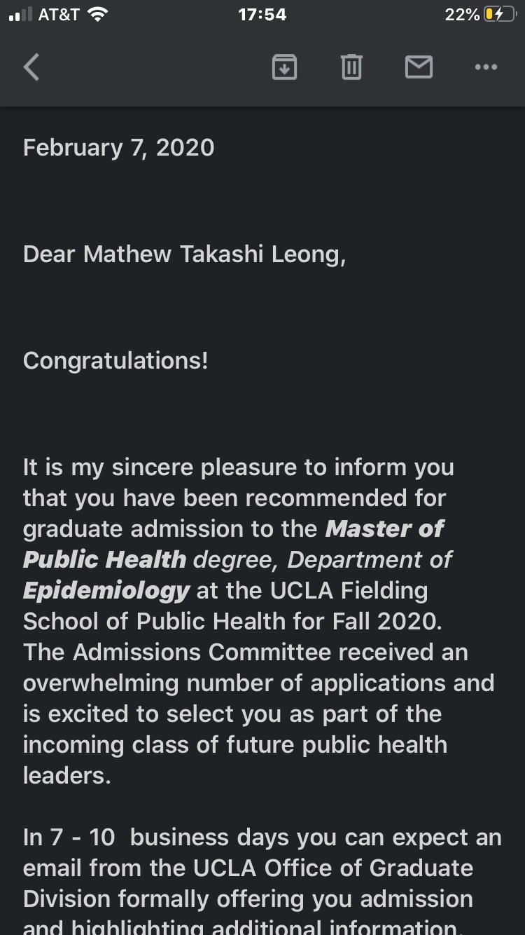 Matthew Leong, MPH on LinkedIn: #ucla #uclafsph | 40 comments Matthew Leong, MPH on LinkedIn: #ucla #uclafsph | 40 comments