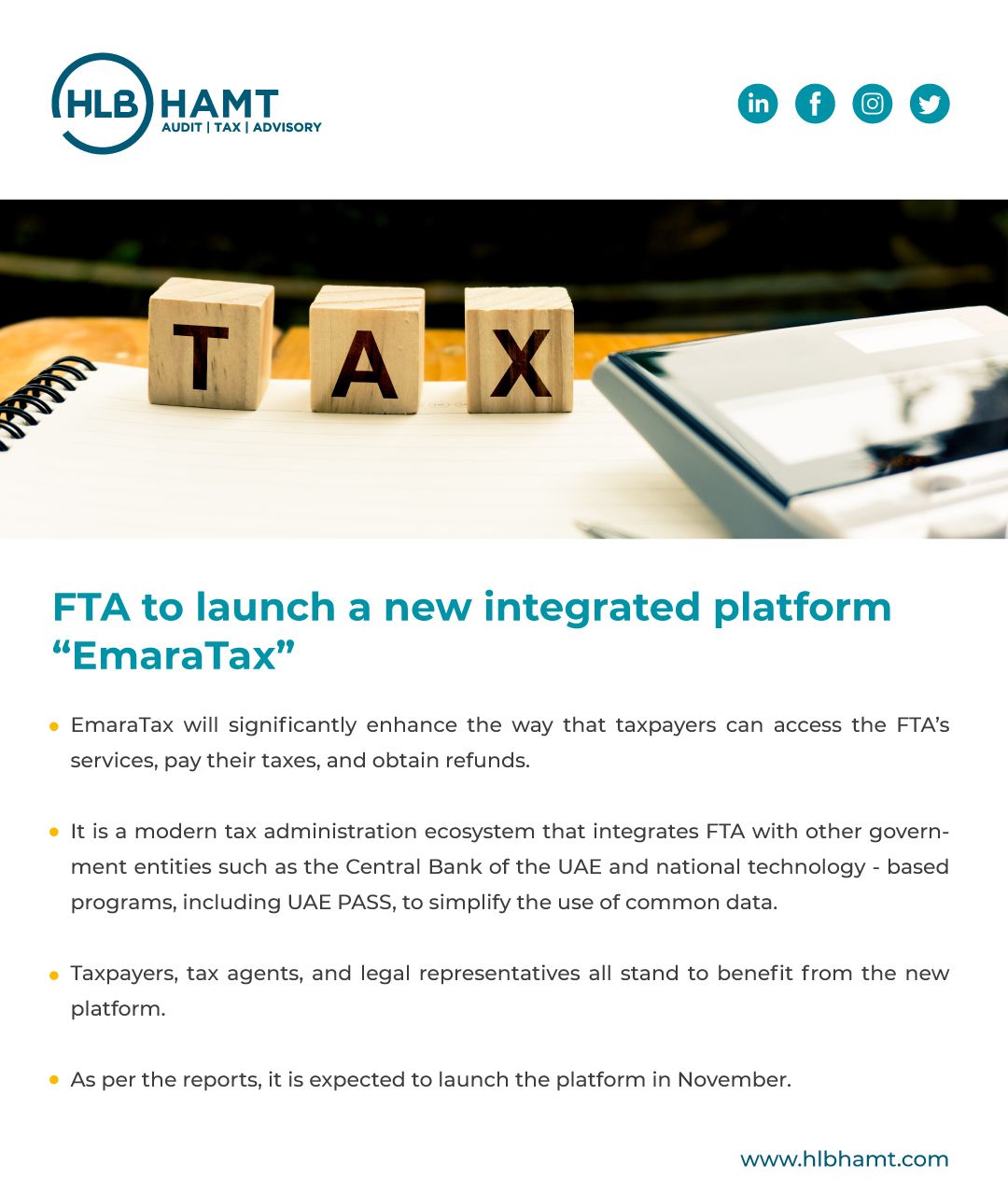 HLB HAMT - Audit, Tax, Advisory & Consulting on LinkedIn: #uae #fta # ... HLB HAMT - Audit, Tax, Advisory & Consulting on LinkedIn: #uae #fta # ...