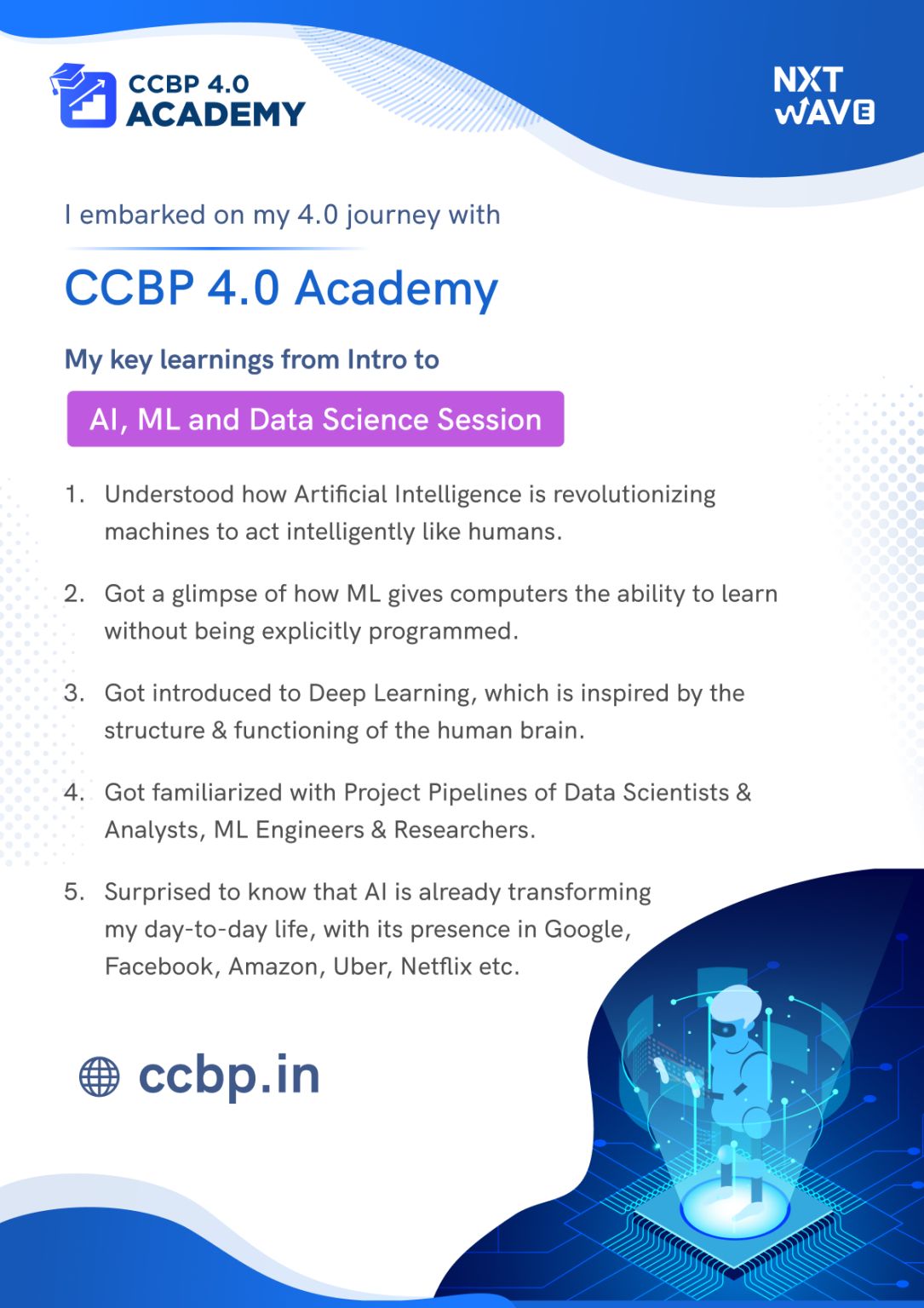 KOTIPALLI ATCHUTA SRINIVAS on LinkedIn: #nxtwave #ccbp KOTIPALLI ATCHUTA SRINIVAS on LinkedIn: #nxtwave #ccbp