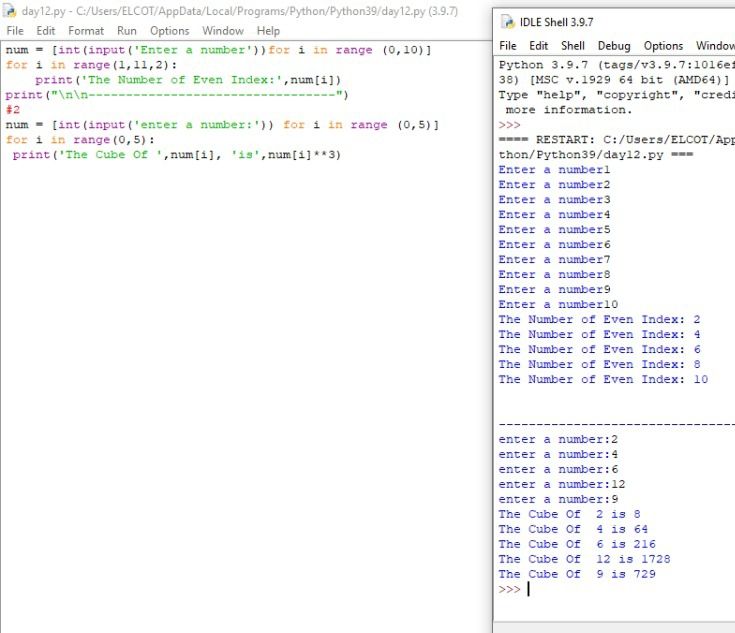Manoj P on LinkedIn: #day12 #python #pythonprogramming #learning Manoj P on LinkedIn: #day12 #python #pythonprogramming #learning
