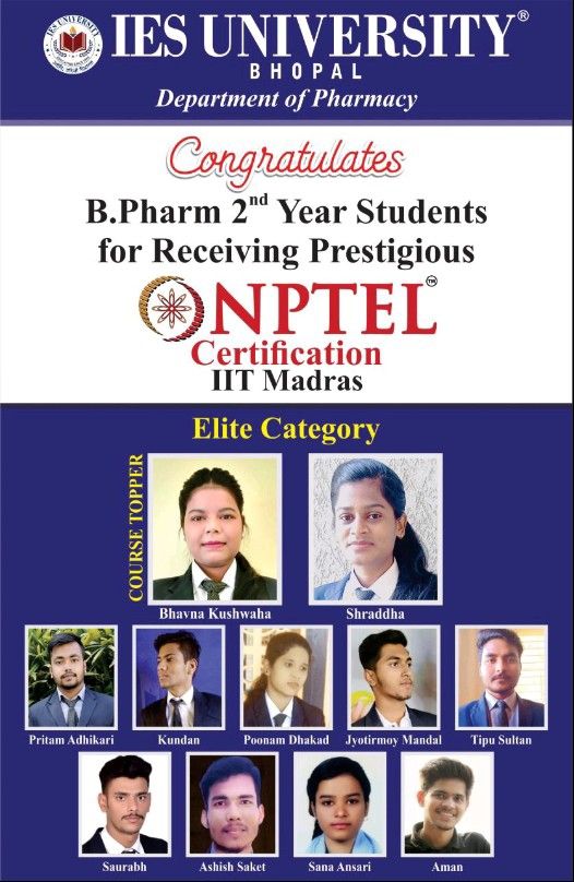 IES UNIVERSITY BHOPAL on LinkedIn: #iesian #elitecategory #iitkharagpur ... IES UNIVERSITY BHOPAL on LinkedIn: #iesian #elitecategory #iitkharagpur ...