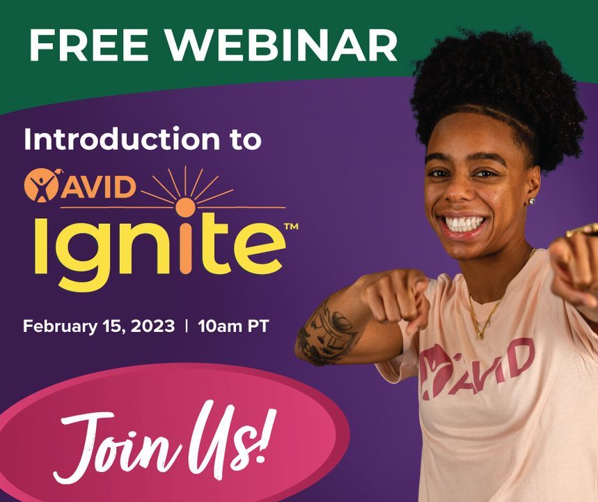 AVID Center on LinkedIn: #avidignite #avid4possibility AVID Center on LinkedIn: #avidignite #avid4possibility