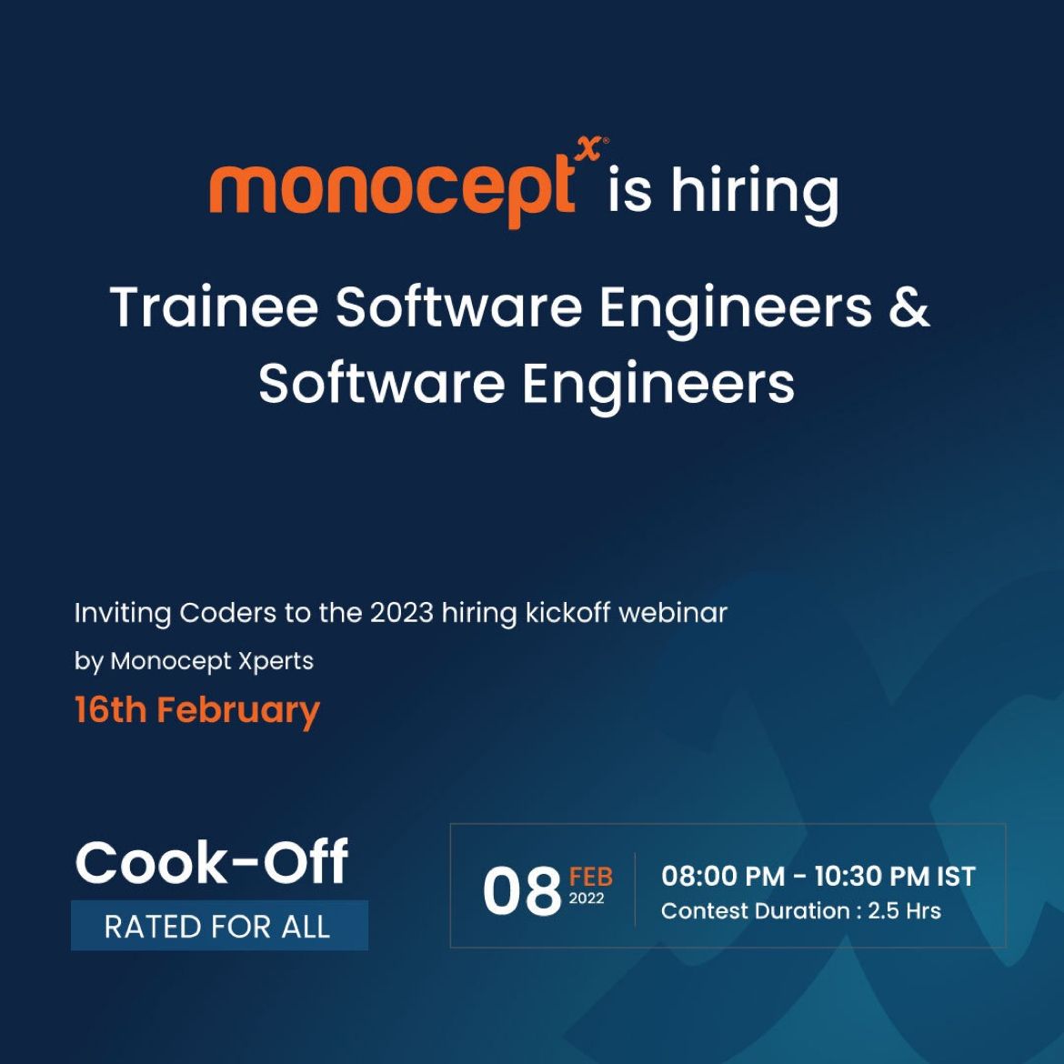 CodeChef on LinkedIn: #codechef #coding #hiring CodeChef on LinkedIn: #codechef #coding #hiring