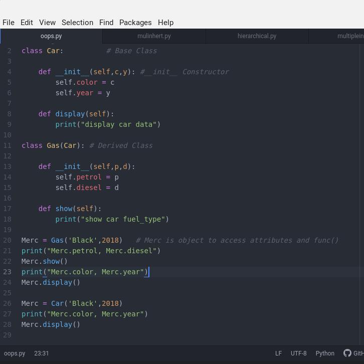 #python3 #pythonprogramming #oops #inheritance #pythonforeverybody # ... #python3 #pythonprogramming #oops #inheritance #pythonforeverybody # ...