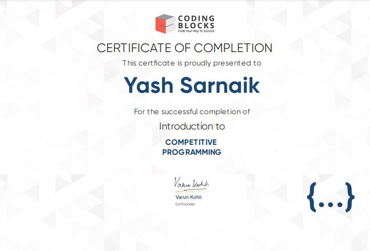 Yash S. on LinkedIn: #datastructures #algorithms #competitiveprogramming Yash S. on LinkedIn: #datastructures #algorithms #competitiveprogramming