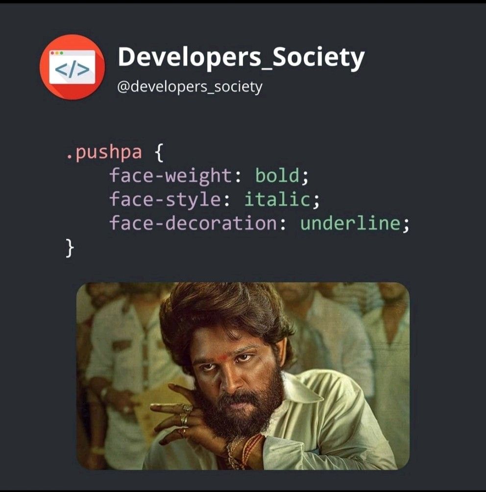 Onkar Deolankar on LinkedIn: #htmlcss #html #css #css2022 #pushpa Onkar Deolankar on LinkedIn: #htmlcss #html #css #css2022 #pushpa