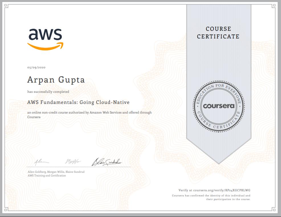 Arpan Gupta on LinkedIn: #aws #cloud #awscloud #awstraining Arpan Gupta on LinkedIn: #aws #cloud #awscloud #awstraining
