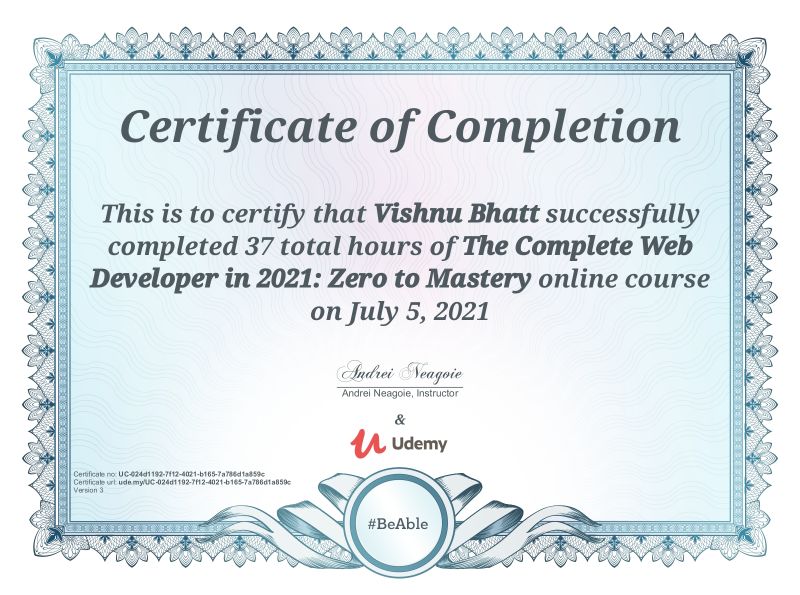 Vishnu Bhatt on LinkedIn: #udemy #udemycourses #frontenddevelopment # ... Vishnu Bhatt on LinkedIn: #udemy #udemycourses #frontenddevelopment # ...