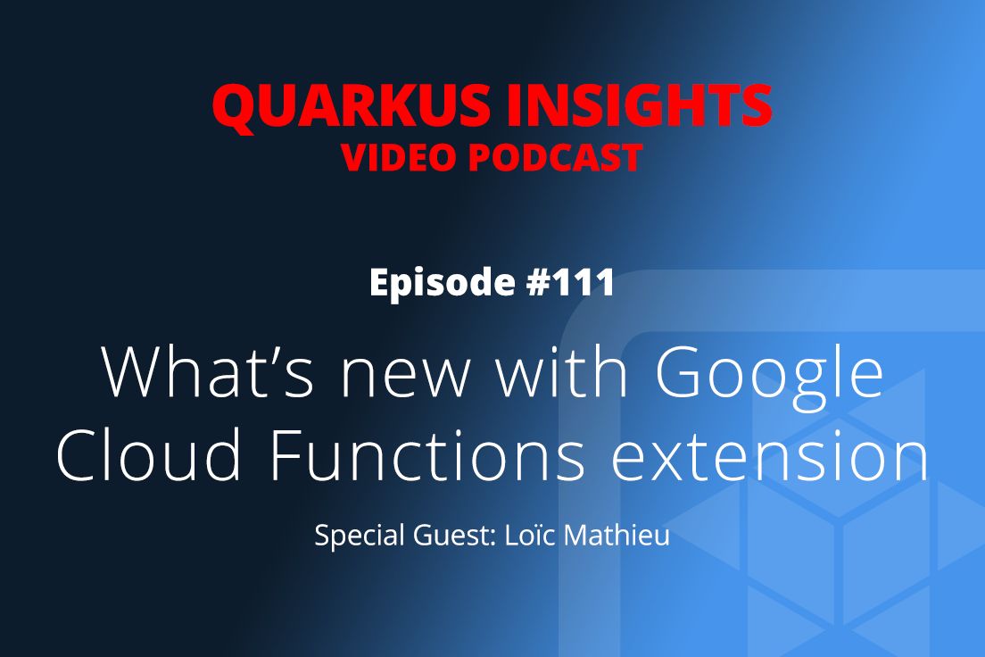 Quarkusio on LinkedIn: #java #quarkus #quarkusinsights Quarkusio on LinkedIn: #java #quarkus #quarkusinsights