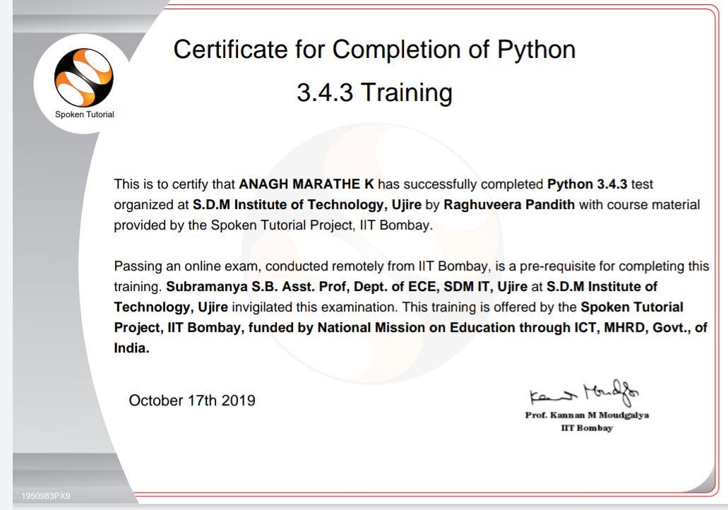 Anagh marathe k on LinkedIn: #python #pythonprogramming #python3 #iitbombay Anagh marathe k on LinkedIn: #python #pythonprogramming #python3 #iitbombay